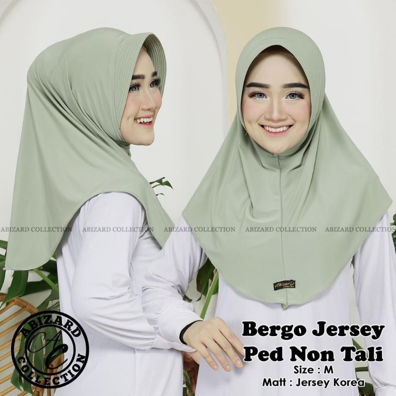 Jual HIJAB BERGO JERSEY DAILY PED NON TALI M/BERGO JERSEY KOREA PED POLOS (Size M) | Shopee ...