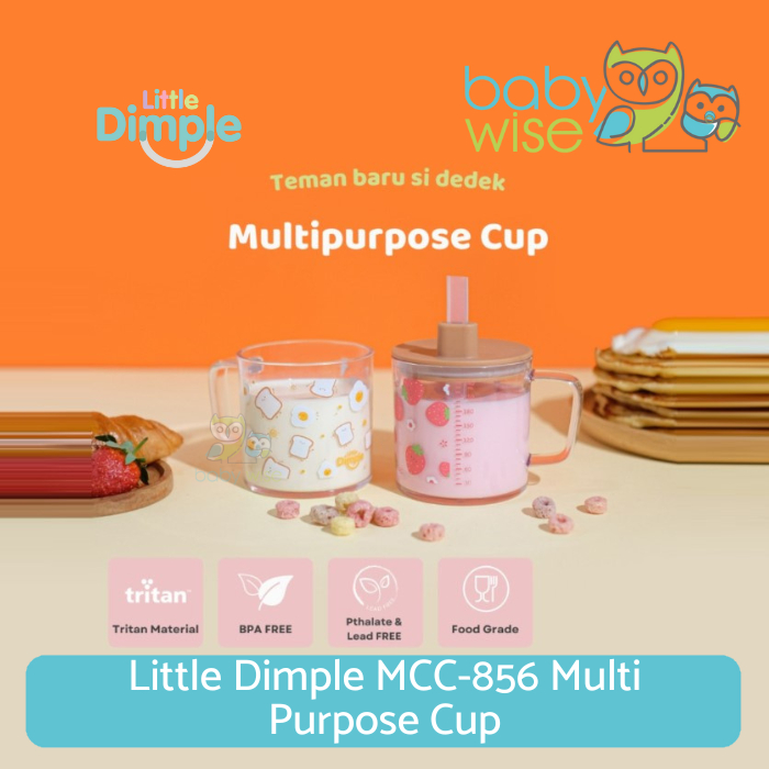 Jual Little Dimple MMC-856 Multi Purpose Cup - Gelas Cangkir Sedotan ...