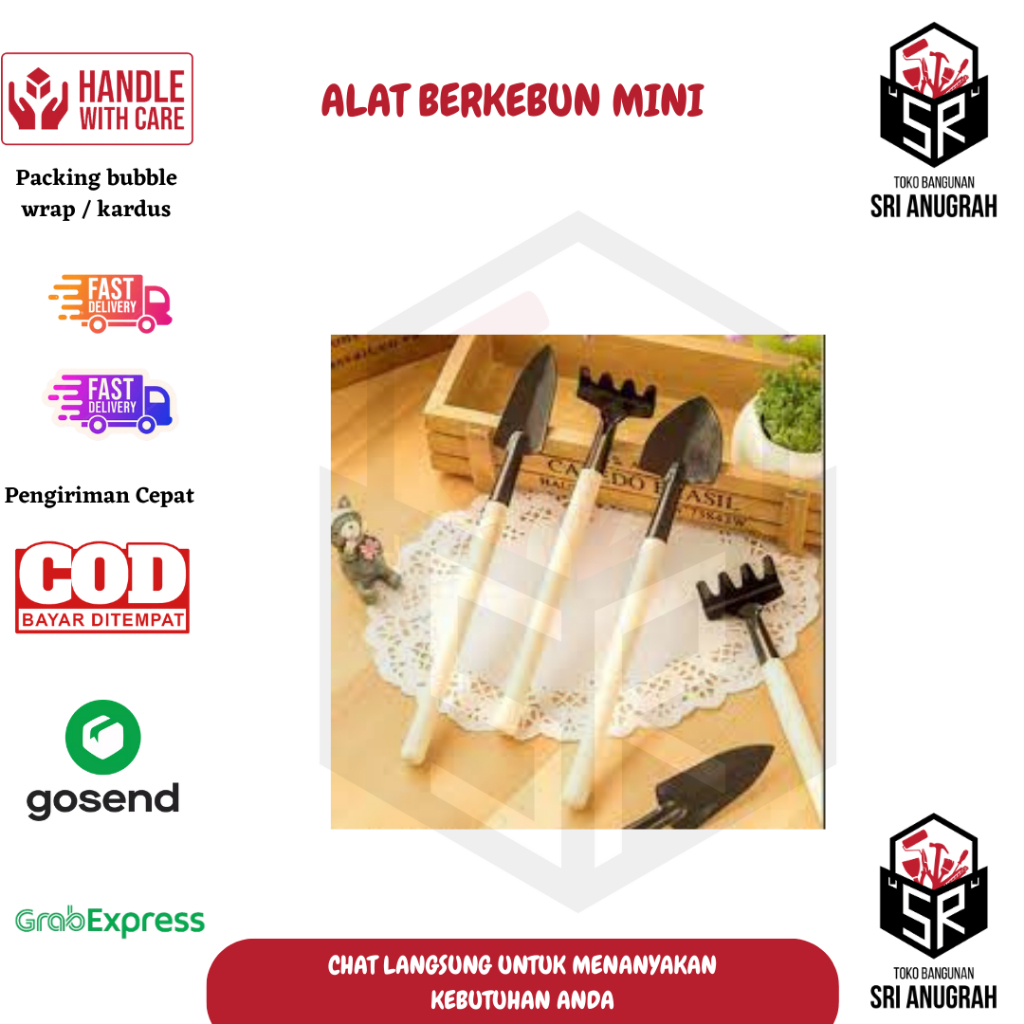 Jual Alat Berkebun Set 3in1 Mini | Shopee Indonesia