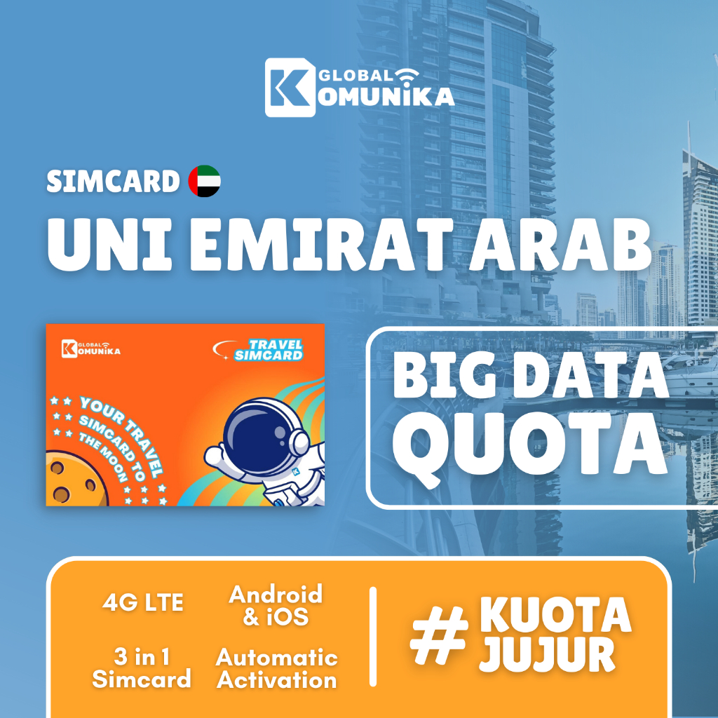 Jual Sim Card UAE Dubai Abu Dhabi Kuota Besar | Simcard Uni Emirat Arab ...