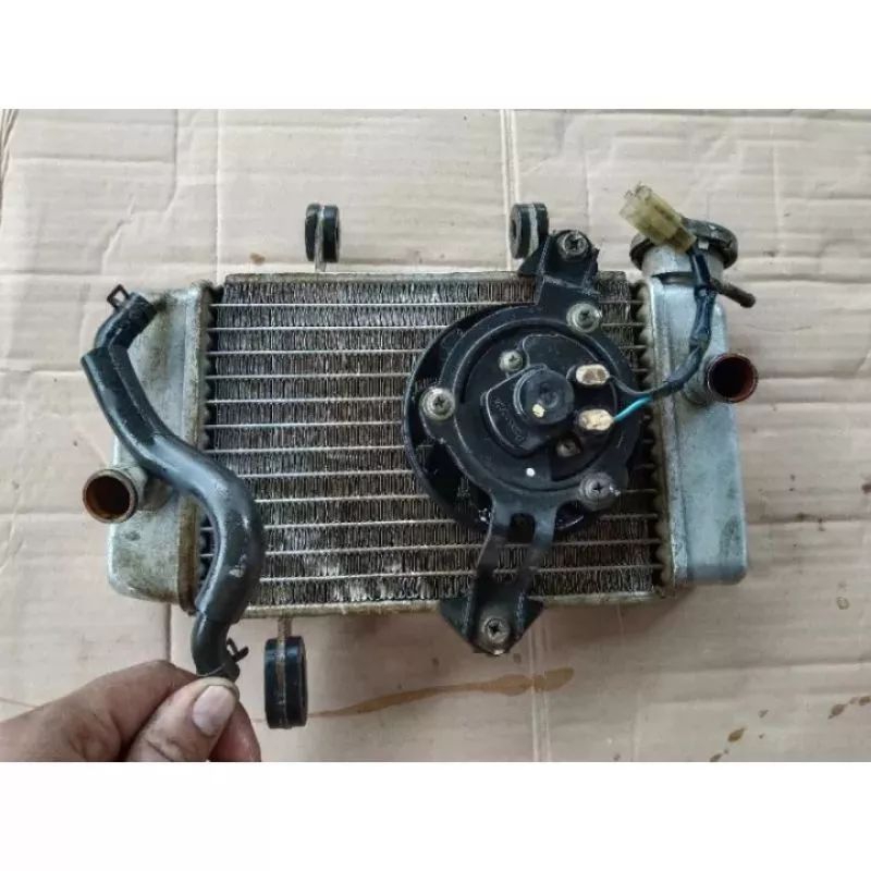 Jual RADIATOR FUL KIPAS JUPITER MX OLD BEKAS ORIGINAL | Shopee Indonesia