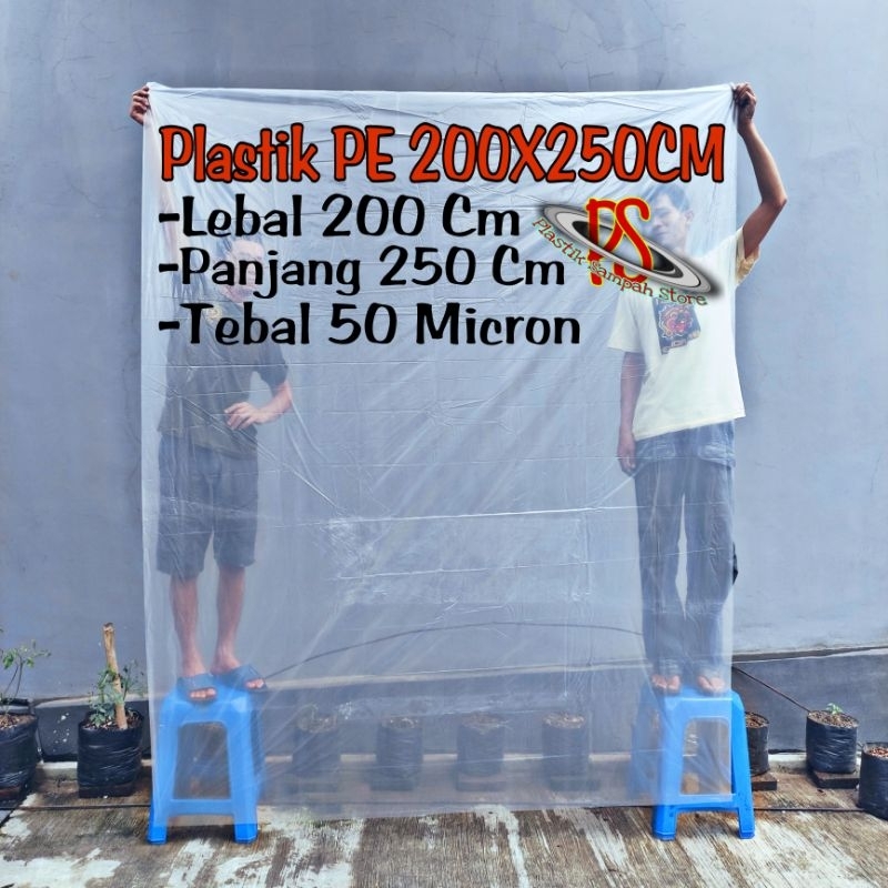 Jual Plastik Bening 250 x 250 Cm Cm / Plastik Pembungkus Kasur 200 Cm ...