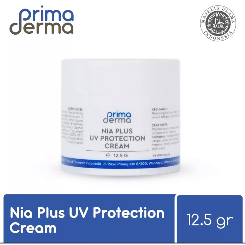 Jual Nia plus UV P. Cream of 30 Primaderma / skinnes (Putih) kemasan ...