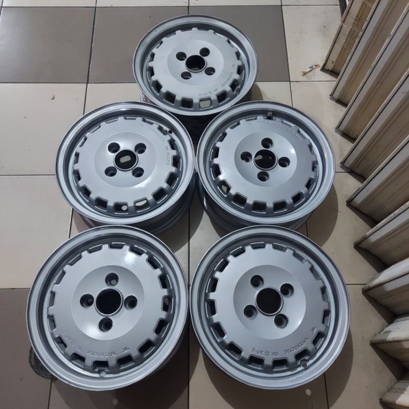 Jual Velg OEM Honda Prelude JDM Ring 13. Made in Japan. Pcd 4x100 ...