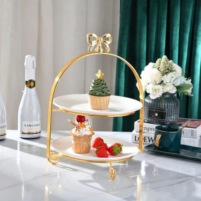 Jual cake stand tempat kue susun kandang burung | Shopee Indonesia