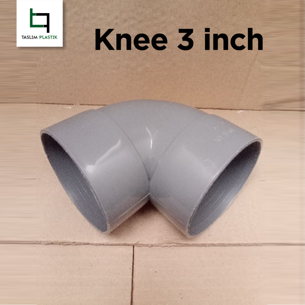 Jual Sambungan Pipa PVC Knee / Elbow 3 inch | Shopee Indonesia
