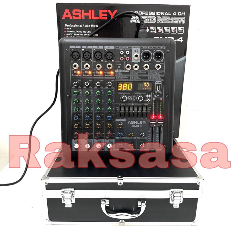 Jual Mixer Ashley SMR 4 Original ashley smr 4 channel SMR4 | Shopee ...