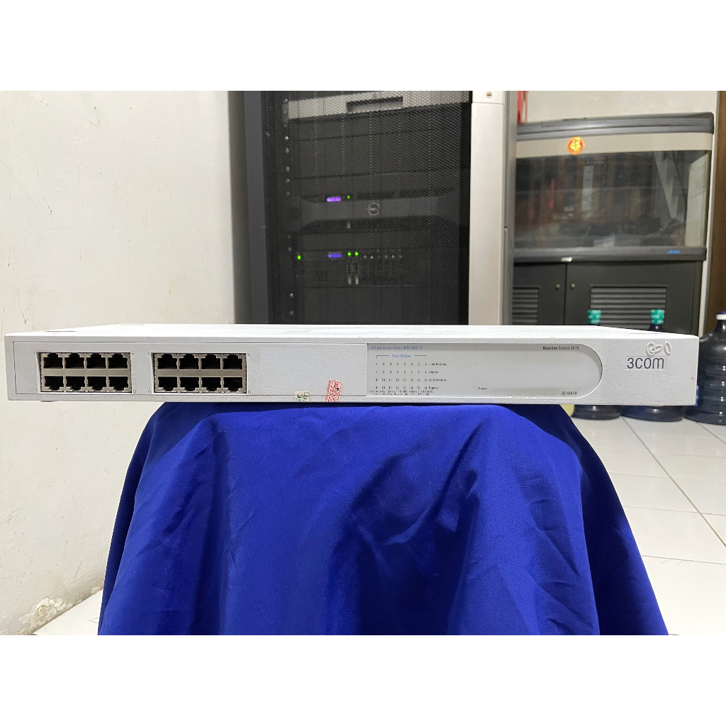 Jual switch hub 3com baseline 2816 3c16478 16 port gigabit | Shopee Indonesia
