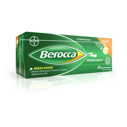 Jual Berocca Performance 10's Tablet Effervescent Bayer / Suplemen Daya ...