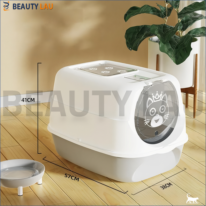 Jual TEMPAT PUP KUCING BESAR JUMBO TERTUTUP CAT LITTER BOX XL BAK PASIR ...