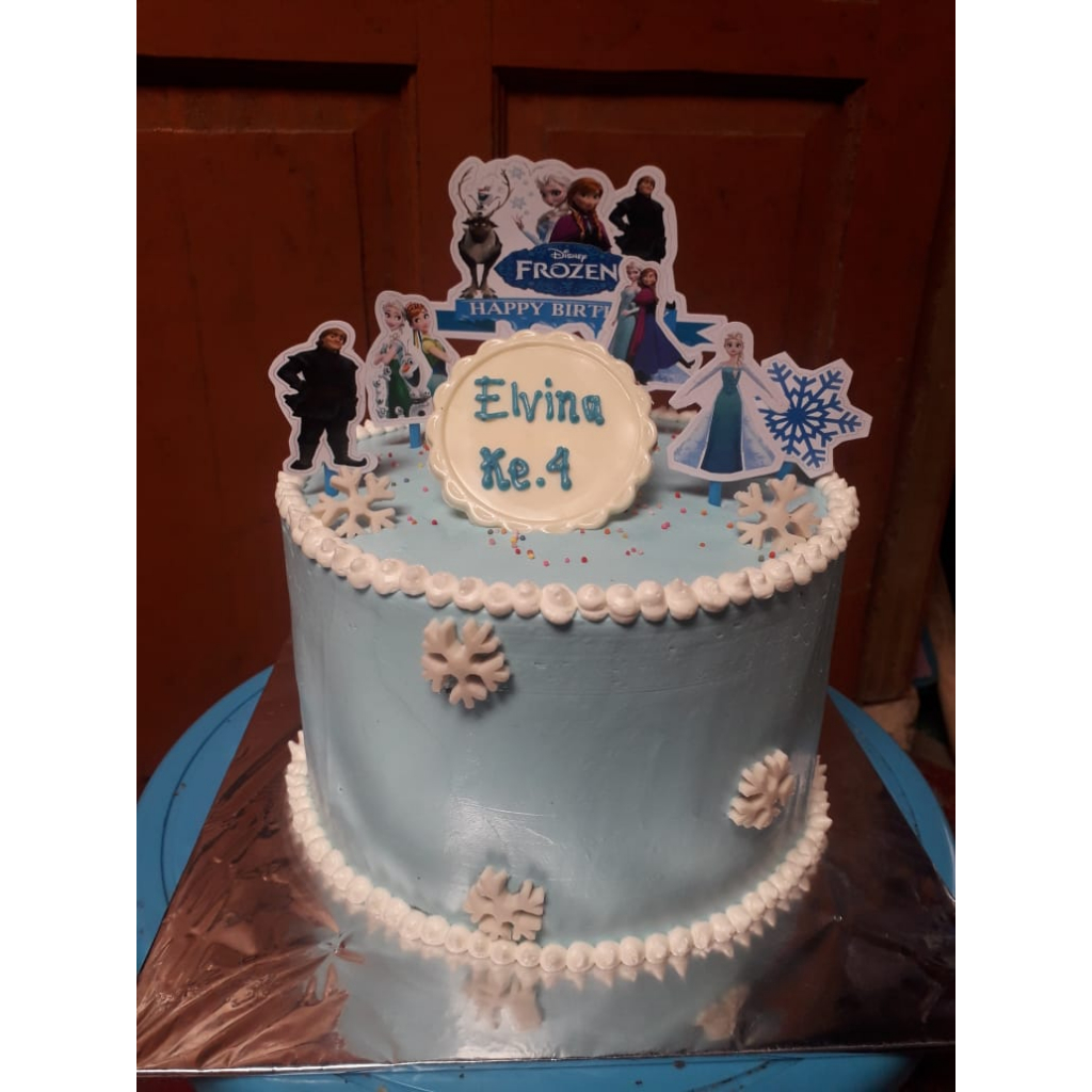Jual Topper Kue Ulang Tahun Frozen (Custom Nama) | Shopee Indonesia