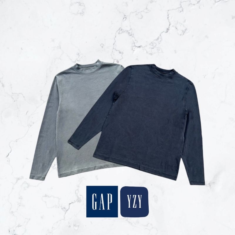 Jual kaos GAP yzy longsleeve tee original regular fit | Shopee Indonesia