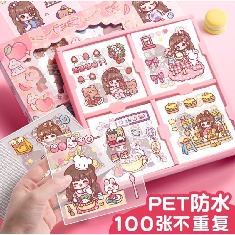 Jual Sticker Nini 100 lembar | Momo | Ellie Lucu Murah | Sticker Viral ...