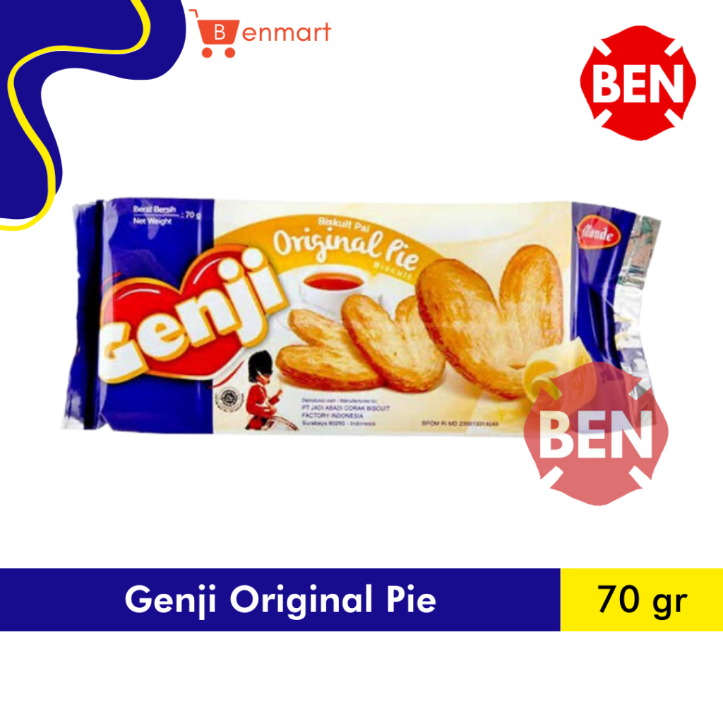 Jual Monde Genji ORIGINAL Pie 70g 70gr 70 g Biskuit Pai Biscuit Manis ...