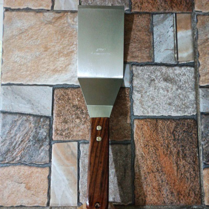 Jual Spatula stainless bengkok dan kape lurus roti dan nasi | Shopee ...