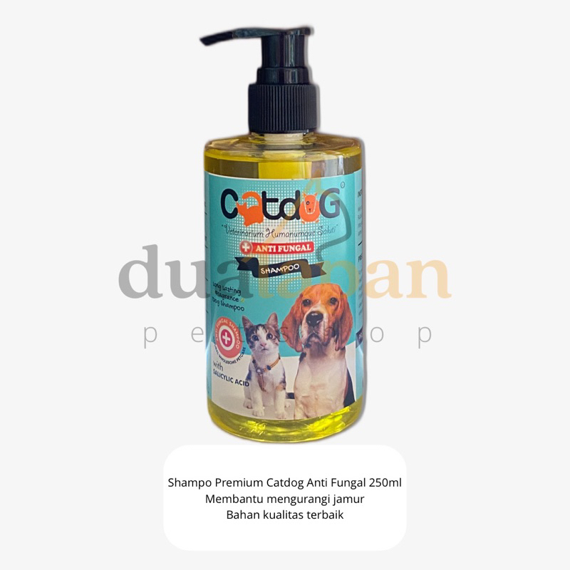 Jual Shampoo Anjing Kucing CATDOG Spesialis Anti Fungal Anjing Kucing ...
