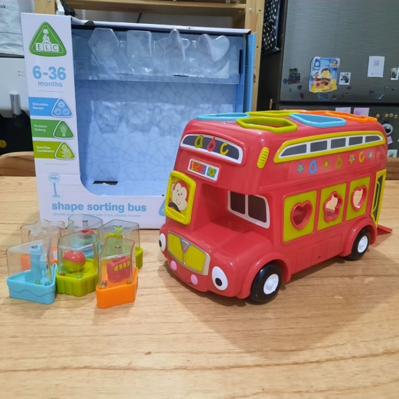 Jual ELC Shape Sorting Bus Original | Shopee Indonesia