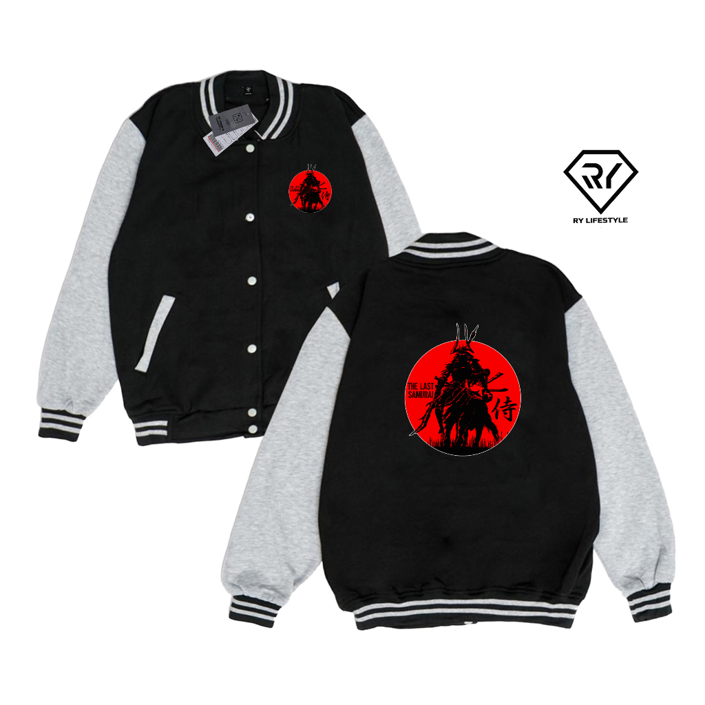 Jual Ry Lifestyle - Jaket Varsity The last Samurai - Jaket Basball ...