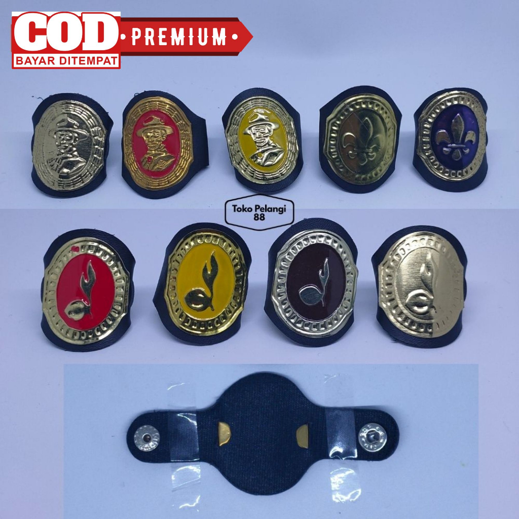 Jual Ring Kacu Kalep Pramuka | Kolong hasduk Pembina | Shopee Indonesia