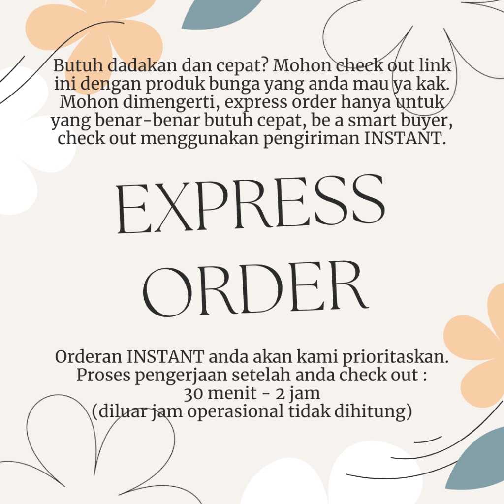 Jual JASA EXPRESS ORDER INSTANT (orderan yang di prioritaskan) | Shopee ...
