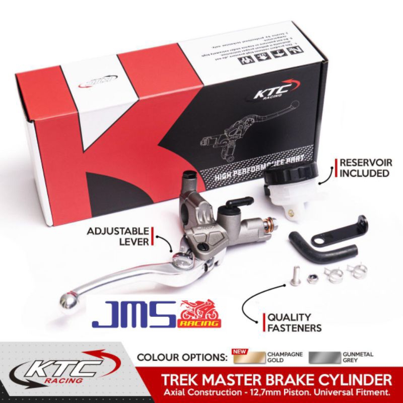 Jual master rem axial kanan ktc racing original trek piston 12,7mm ...