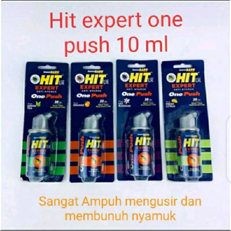 Jual HIT Expert One Push Green Tea Citrus Fresh Lily Blossom 10 ml ...