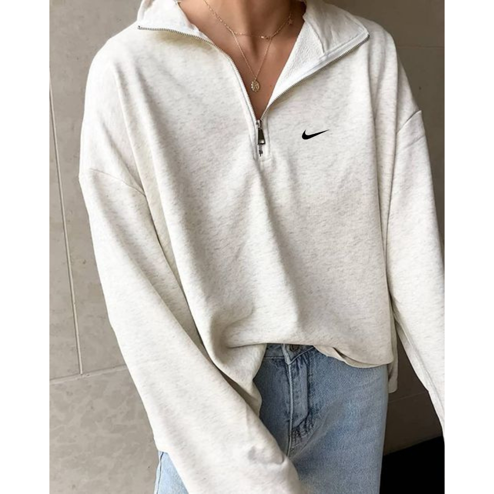 Jual Sweater Halfzip Turtelneck Pria Logo Aesthetic / Nike Sweatshirt ...