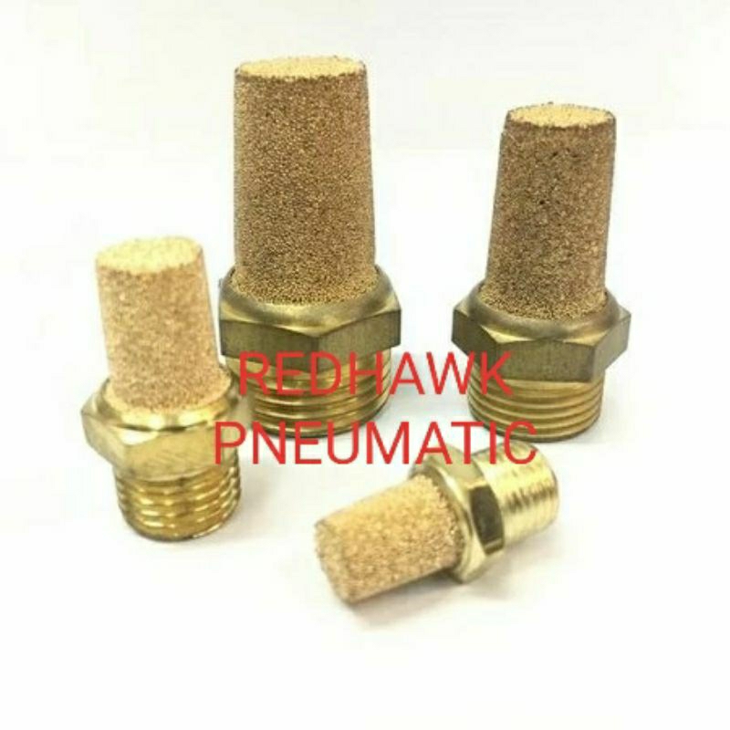Jual Fiting cilencer pneumatic kuningan Tipe BSL 01 (1/8") BSL 02 (1/4 ...