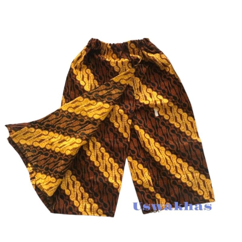 Jual Celana Ronlk jarik Batik/Celana Eblek adat Jawa usia 7-9 Tahun ...