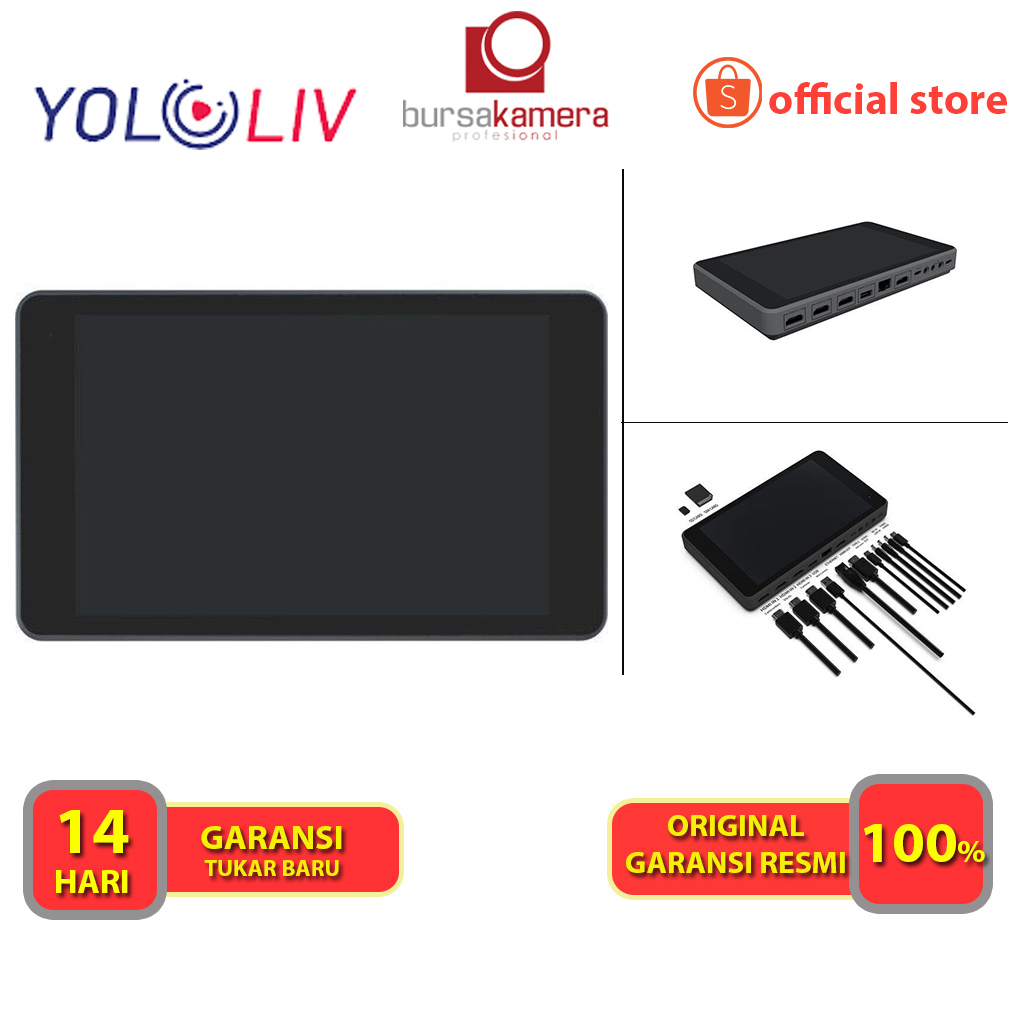 Jual YoloLiv YoloBox Pro Portable Multi-Camera Encoder/Streamer, Switcher/Monitor & Recorder ...