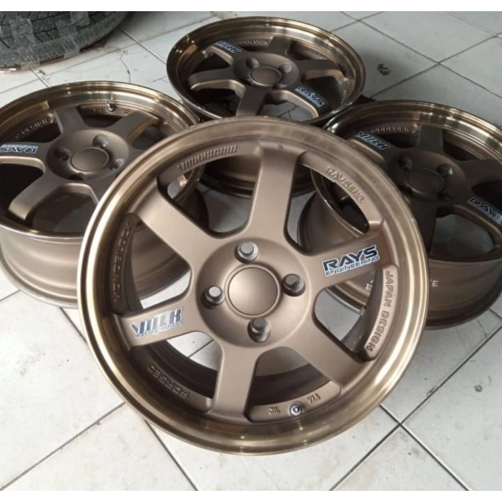 Jual Velg Mobil bekas Te37 R15 Lebar 6,5 Hole 4x100 Et 40 cocok jazz ...