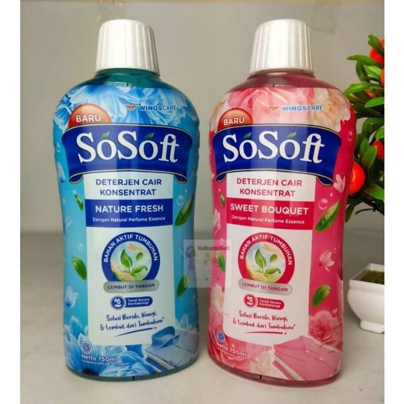 Jual So Soft Detergen Cair 700ml / 750ml | Shopee Indonesia