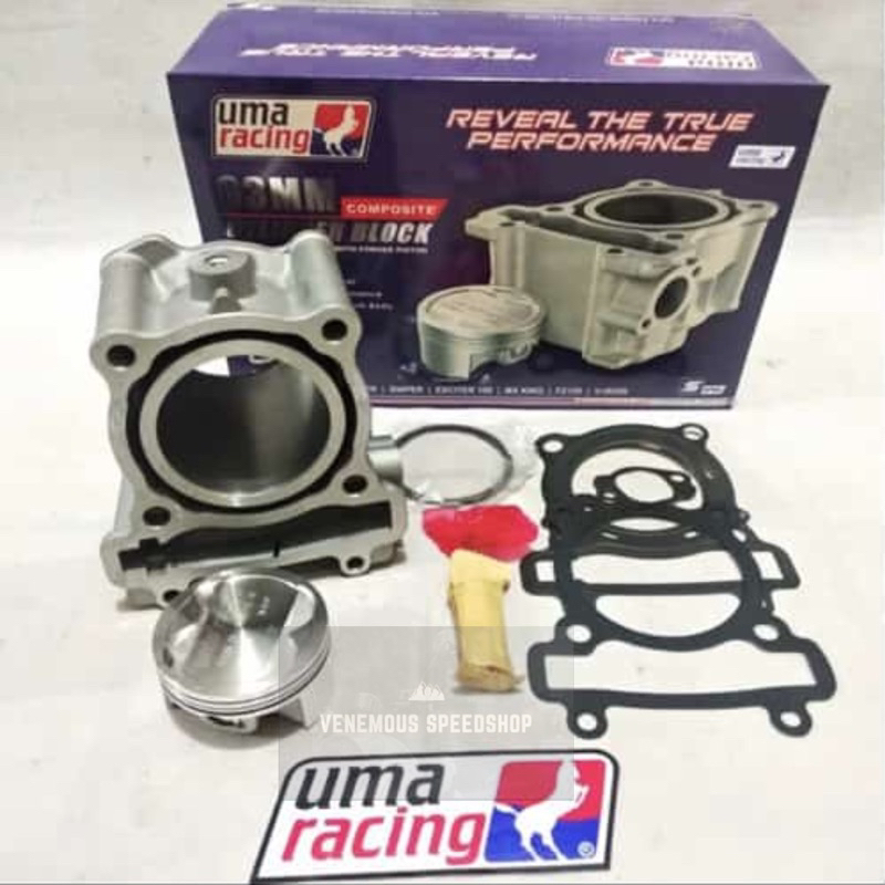 Jual Blok Seher UMA MxKing / MX / Vixion / R15 V2 / Xabre Ukuran 63MM | Shopee Indonesia