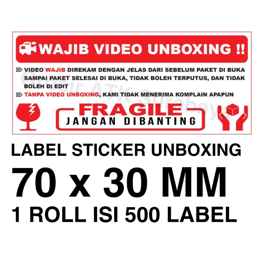 Jual Sticker Stiker Label FRAGILE JANGAN DI BANTING Video Unboxing ...