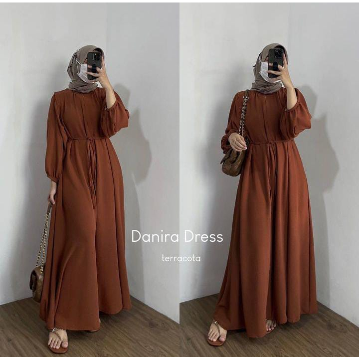 Jual Danira Dress Wanita Bahan Crinkle Airflow | Shopee Indonesia