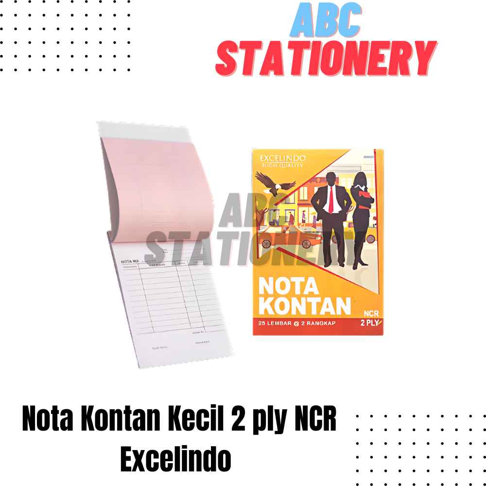 Jual Nota Kontan kecil Excelindo 2 ply (1 pak) | Shopee Indonesia