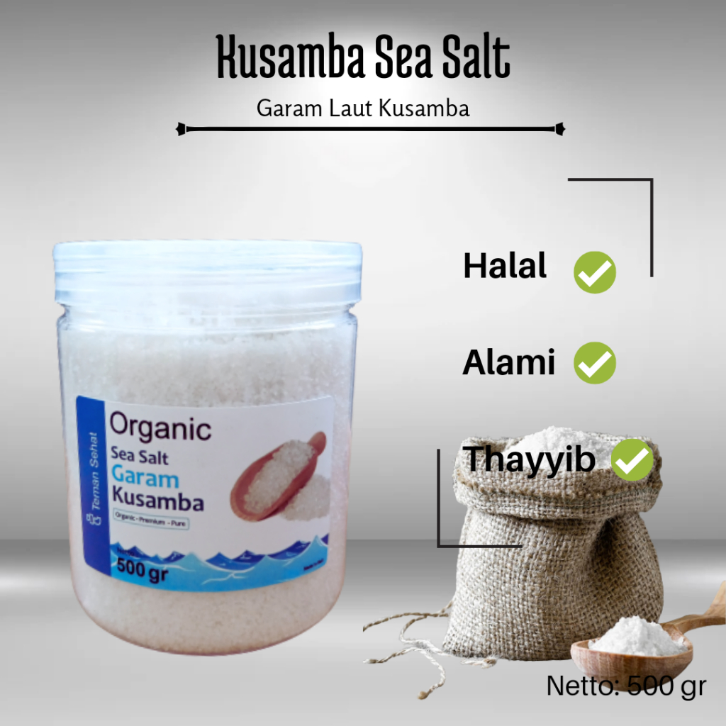 Jual Natural Sea Salt / Garam Laut Kusamba 500 gr | Shopee Indonesia