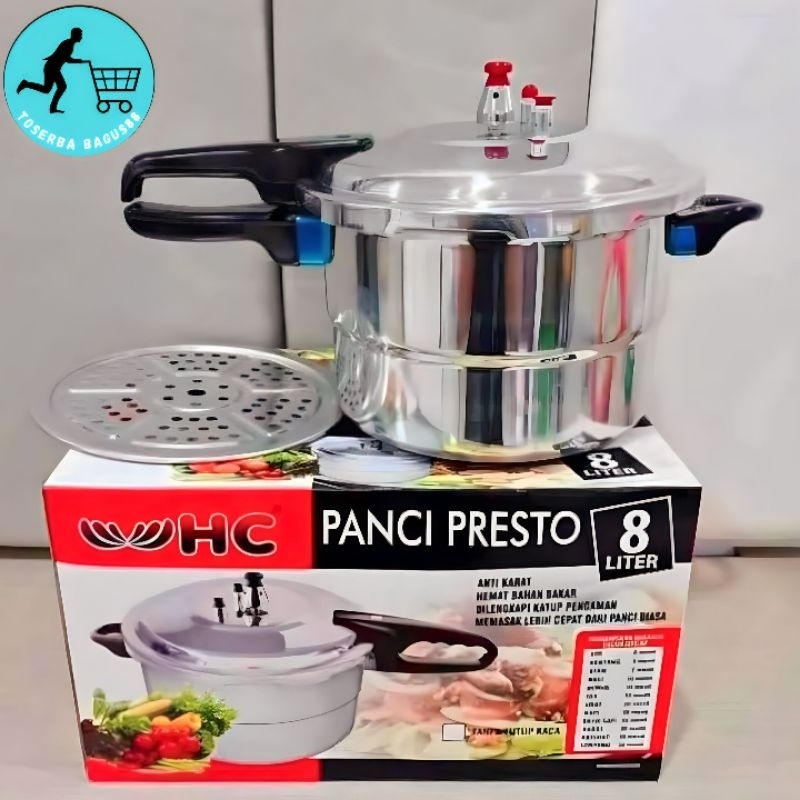 Jual Panci Presto 2 In 1 Kapasitas 8 Liter | Shopee Indonesia