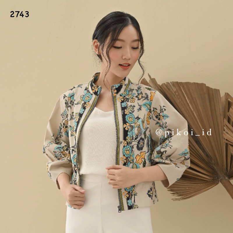 Jual Bomber jaket Batik modern cewek murah / batik kantor wanita ...