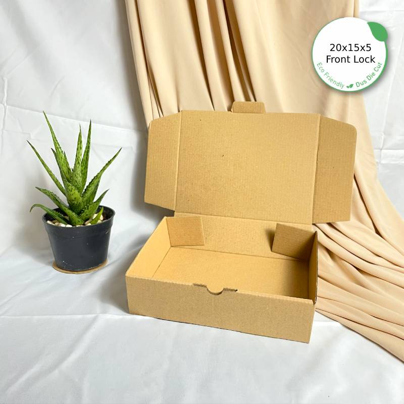 Jual Kardus box packing medium 20x15x5 / 21x21x5 / 20x20x8 / 25x15x3 ...