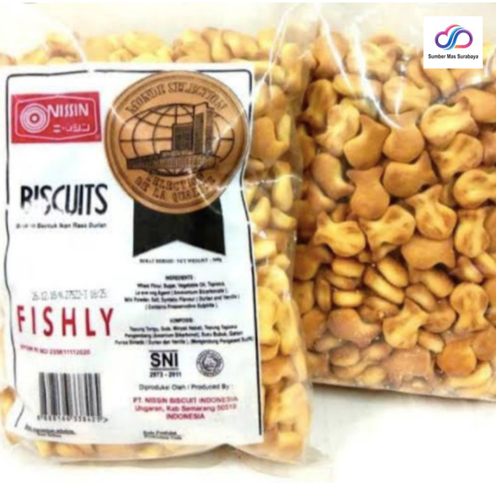 Jual Nissin Fishly Durian 300 gr Perpaduan Rasa Vanilla dan Durian ...