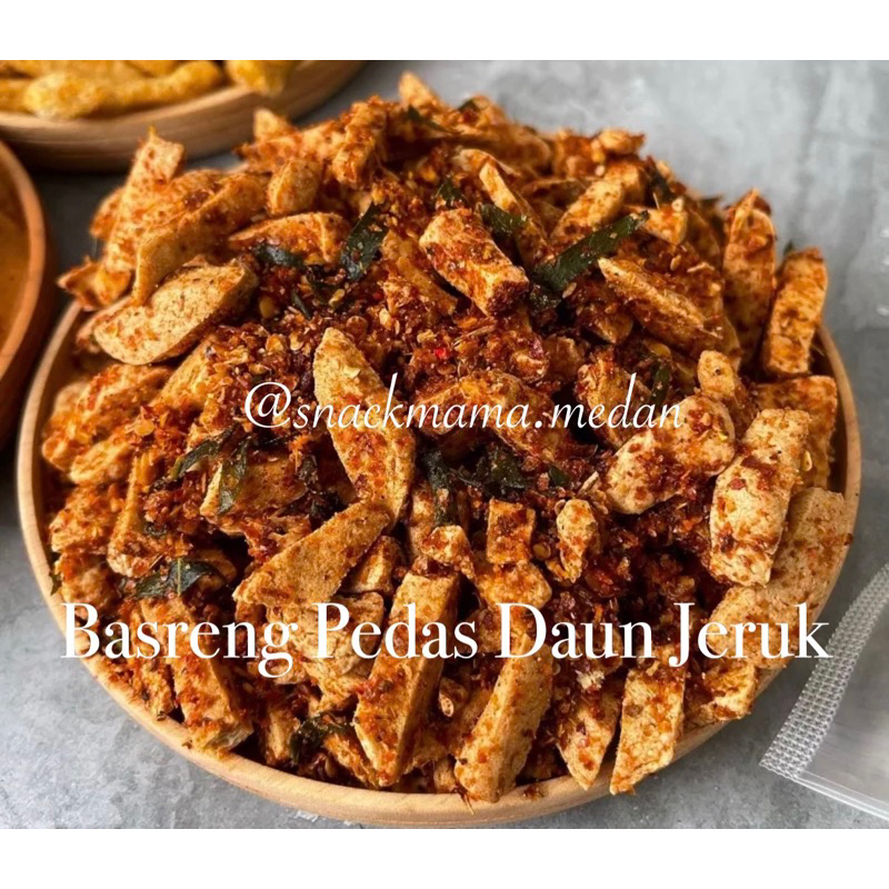Jual [500GR] BASRENG HOMEMADE BASO GORENG PEDAS DAUN JERUK / BASRENG ...