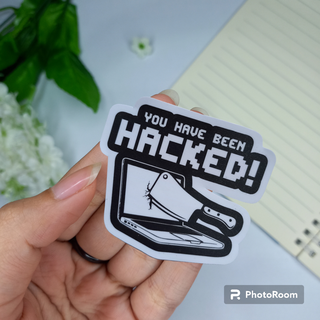 Jual Stiker Satuan Hacker Quotes Motivasi Monochrome Black White ...