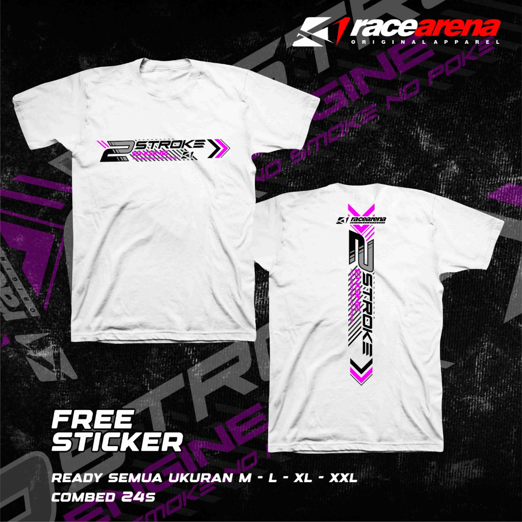 Jual KAOS BALAP KAOS MOTOR KAOS DUA 2 STROKE ENGINE RACE ARENA | Shopee ...