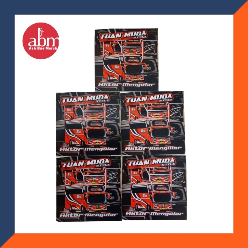 Jual 5 pcs Sticker Bus Stiker Bis Bris Trans Tuan Muda Hitam | Shopee ...