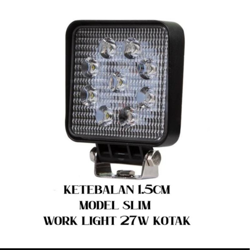 Jual LED WORKLIGHT KOTAK 27 W 24V | Shopee Indonesia