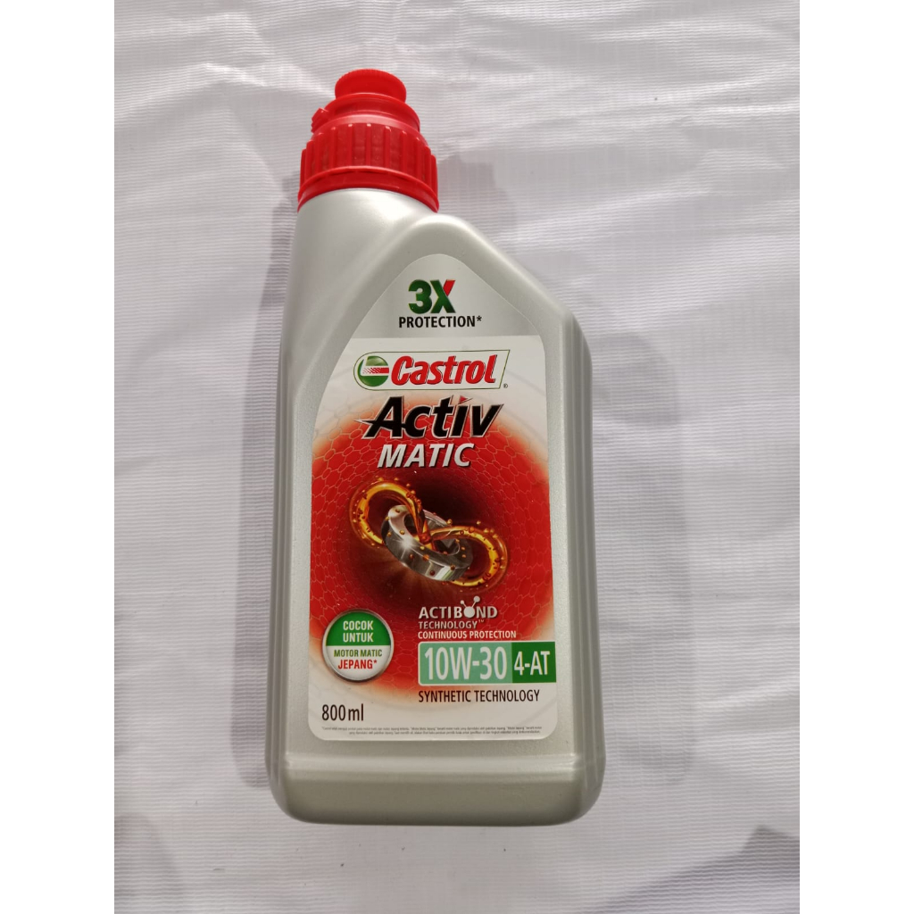 Jual Oli Castrol Activ Matic 10W-30 Synthetic Technology 800 ML Oli ...