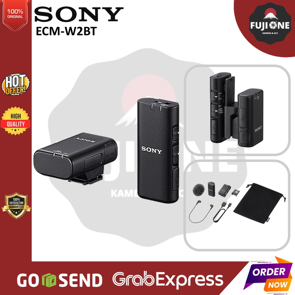 Jual Sony ECM-W2BT Camera-Mount Digital Bluetooth Wireless Microphone System | Shopee Indonesia