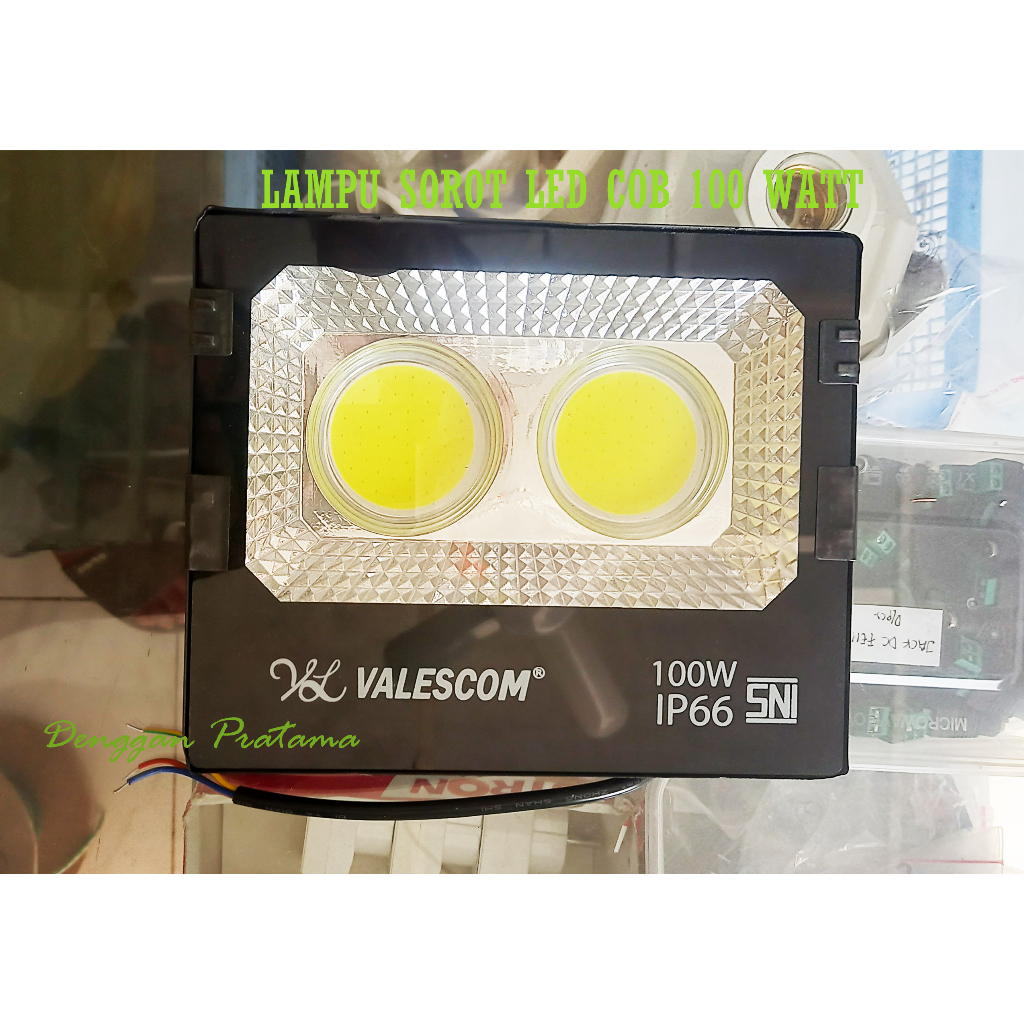 Jual Lampu Sorot Tembak Led COB 100 Watt Valescom | Shopee Indonesia