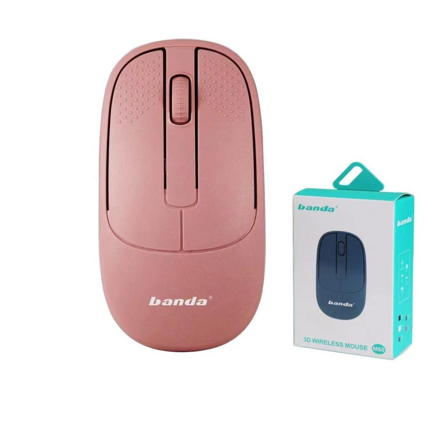 Jual EM Mouse Wireless M60 Banda mouse murah | Shopee Indonesia